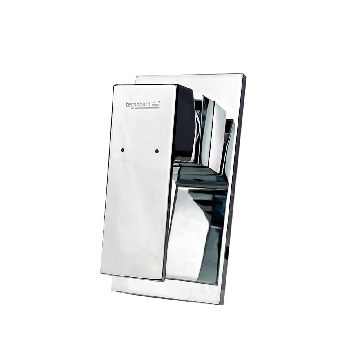 Monomando Empotrable para Regadera "Row" Cromo – Grifería Mexicana